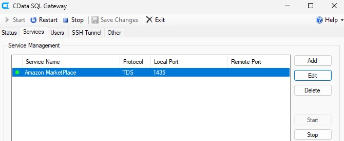 SQL Gateway - The `Service Name` expected status was Running, but the ...