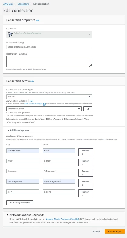 How To Create A Custom Connector By Using The Cdata Jdbc Driver For Salesforce In Aws Glue
