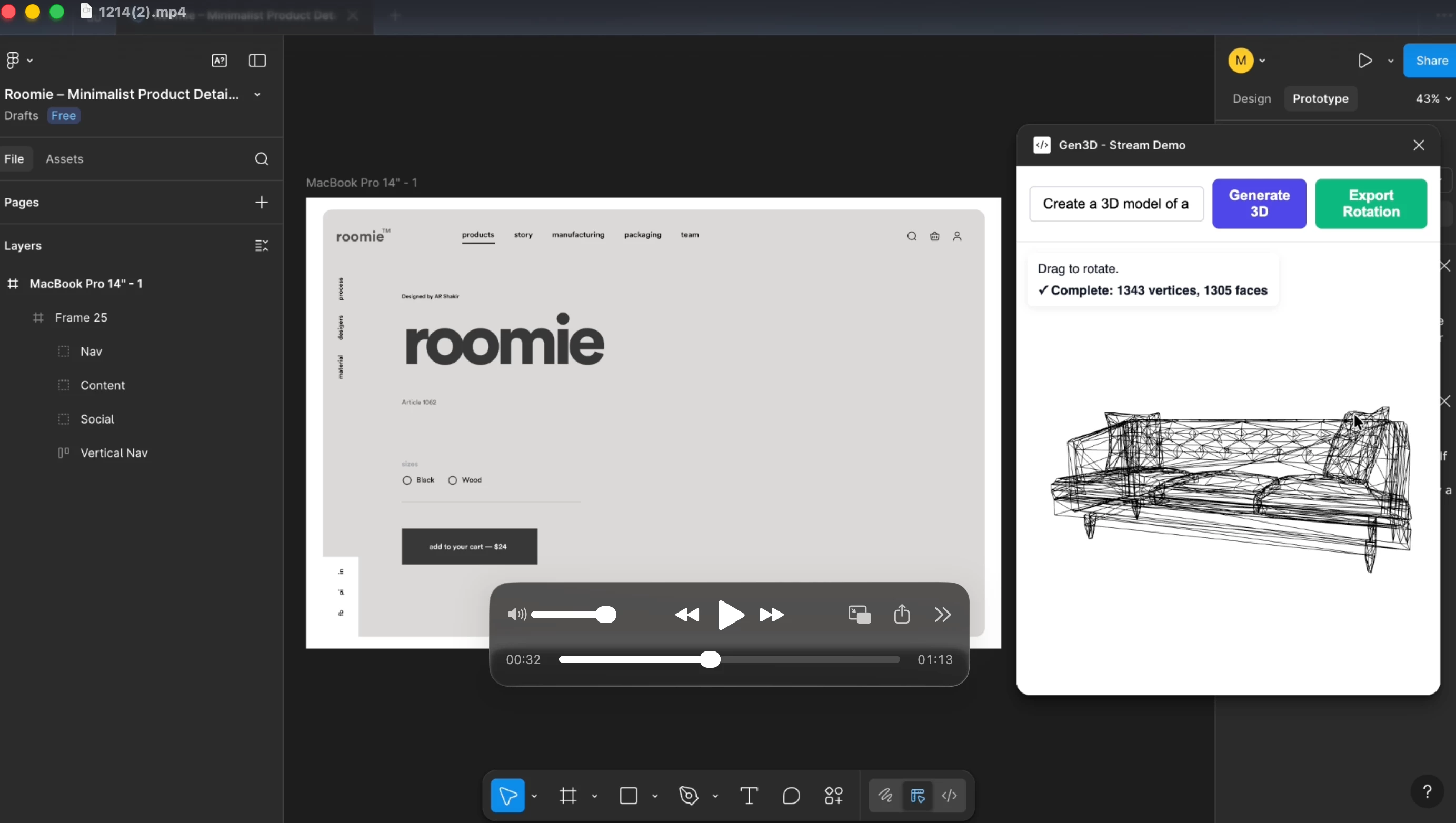 Local LLM generated 3D Objects Plugin | Figma Forum