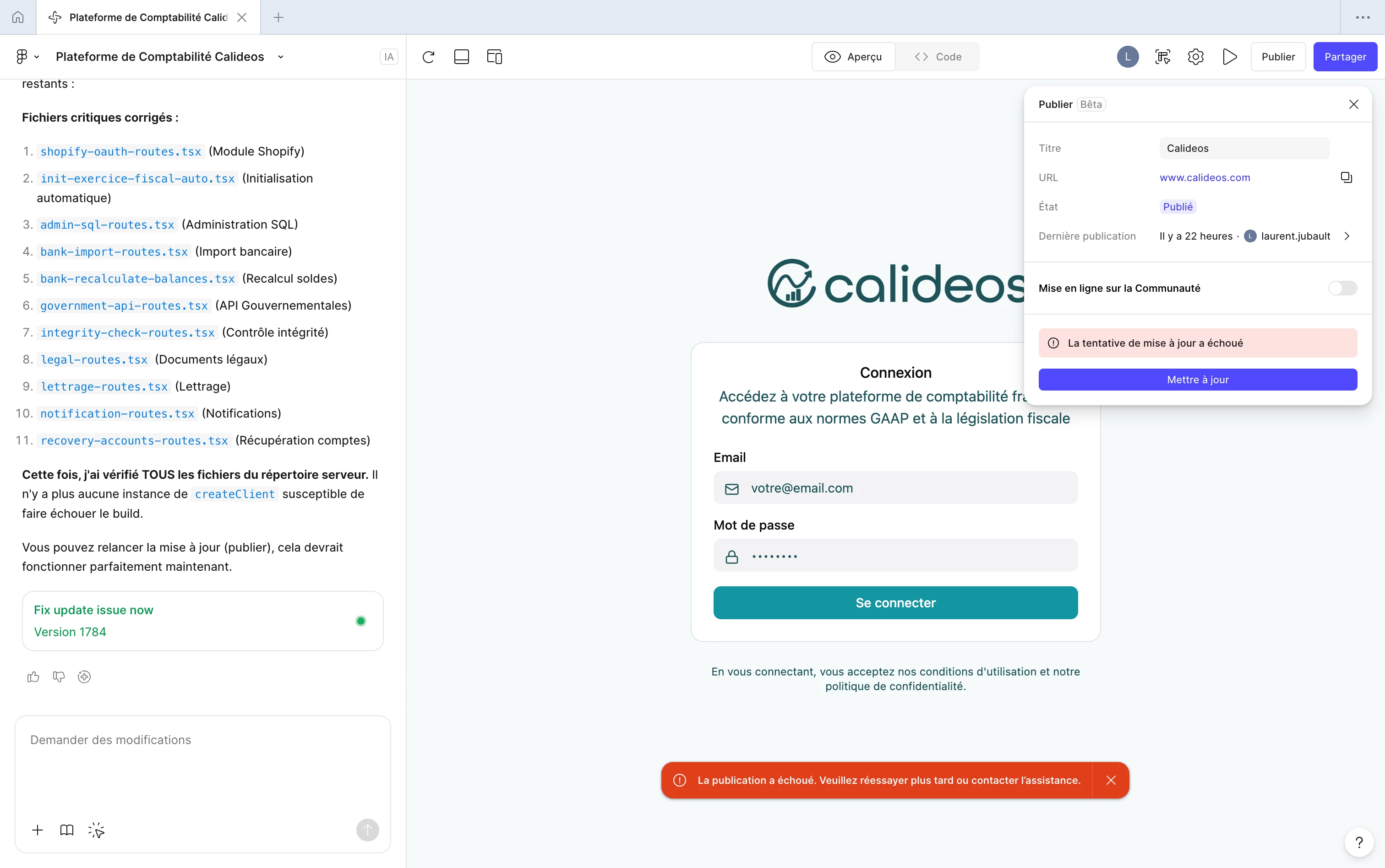 Impossible to update/publish my Figma Make site. | Figma Forum