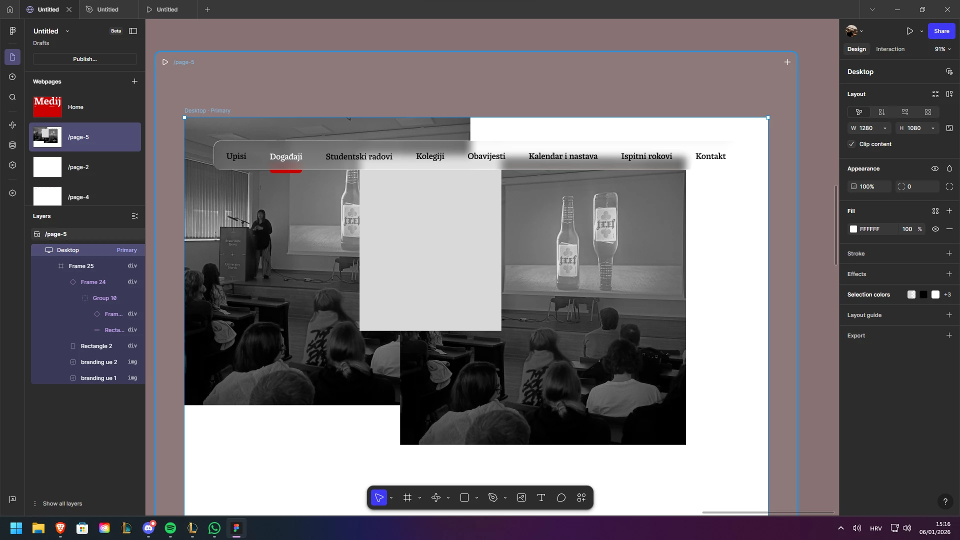 Glass effect not working on website file | Figma Forum