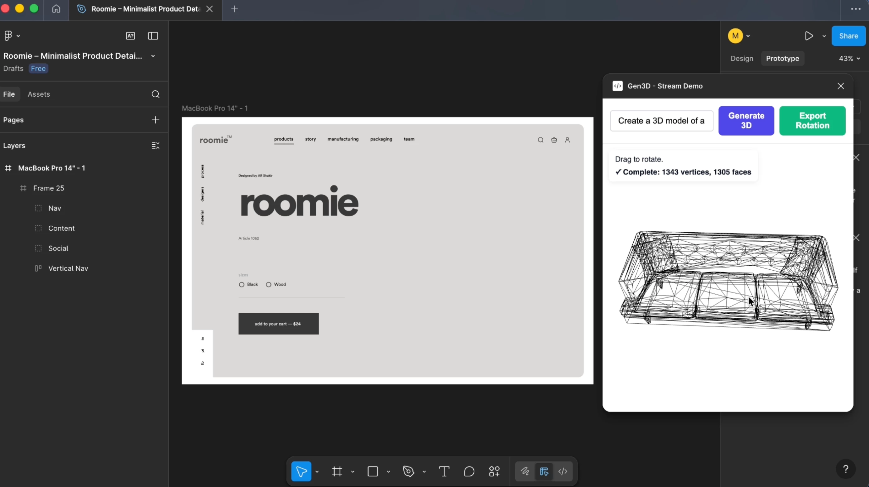 Local LLM generated 3D Objects Plugin | Figma Forum