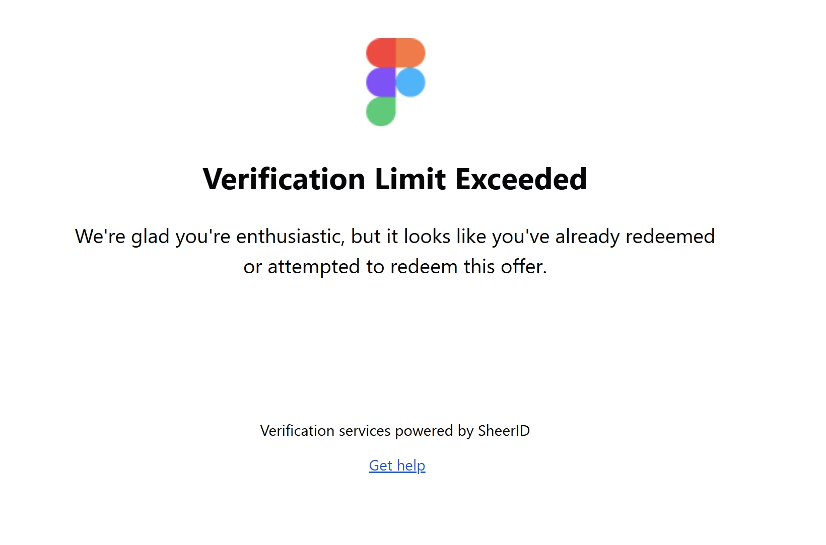 Verification Exceeded Limit for Student Plan | Figma Forum