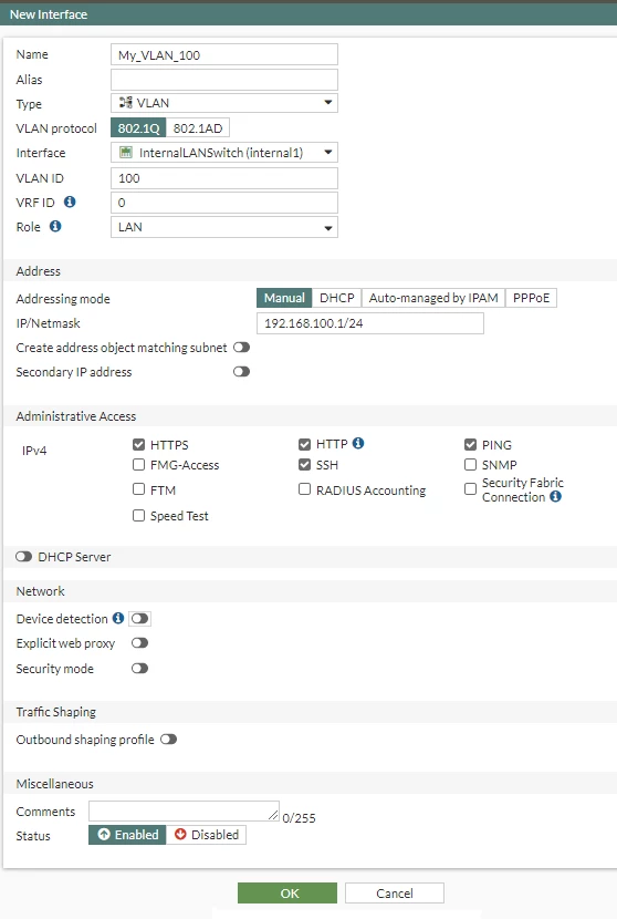 Technical Tip: How to create a VLAN tagged interface (802.1q) on a ...