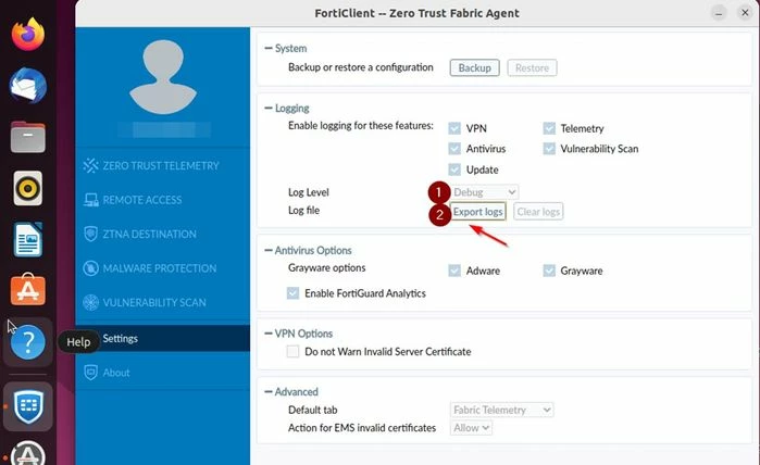 Technical Tip: How to generate and export Debug logs from various ...