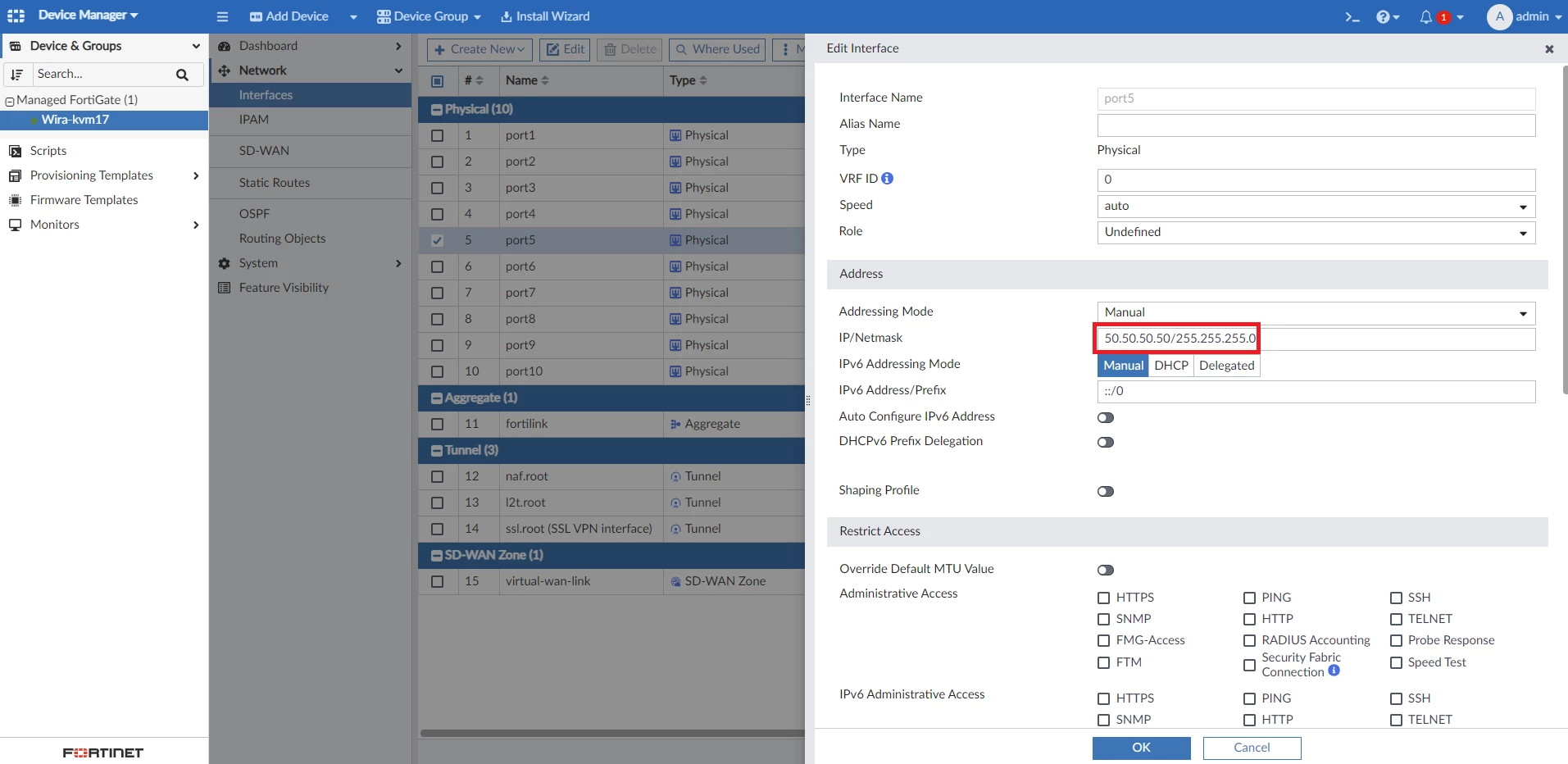 Troubleshooting Tip: FortiManager shows No Preview in Install Preview ...