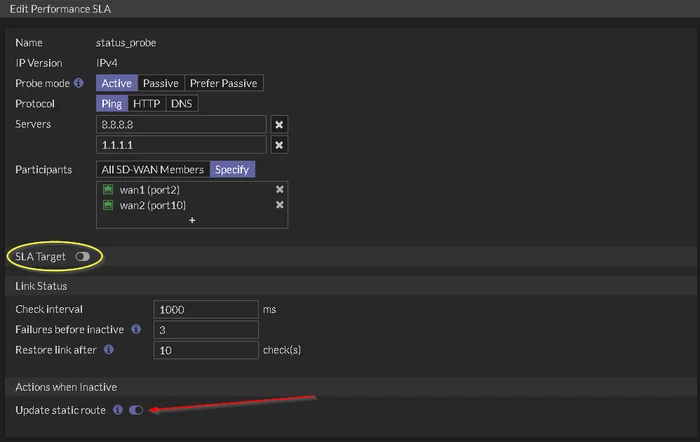 Technical Tip How To Configure Sd Wan With Primary Isp And Failover