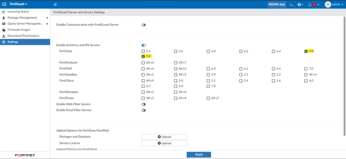 Troubleshoot Tip: FortiManager managed devices FortiGuard service ...