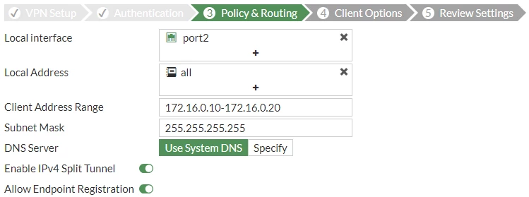 Technical Tip: How to configure dial-up IPsec remote access with Dual ...