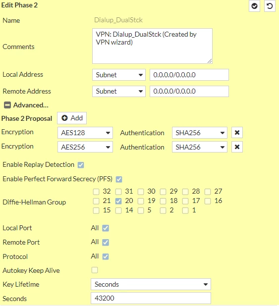 Technical Tip: How to configure dial-up IPsec remote access with Dual ...