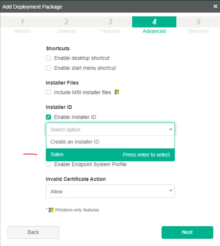 Technical Tip: Create a FortiClient installer by using different ...