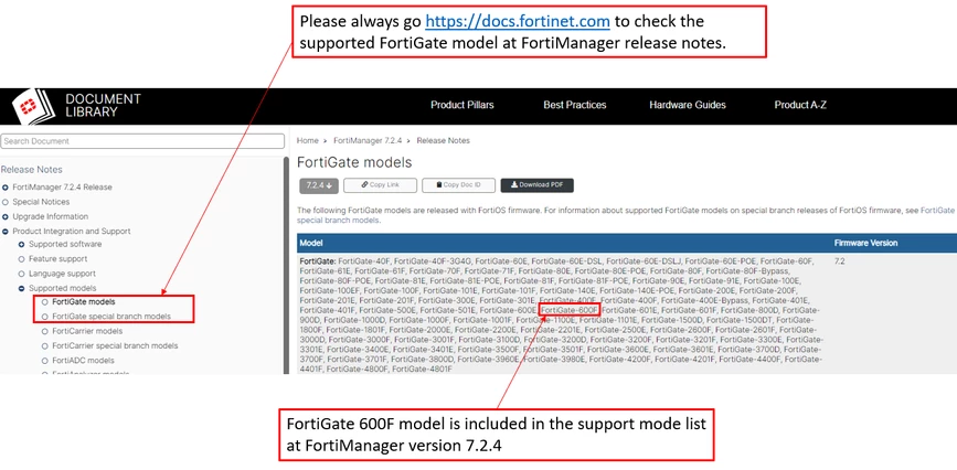 Troubleshooting Tip: FortiManager cannot add certain FortiGate models ...