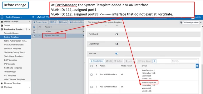 Troubleshooting Tip: Check FortiManager system template errors | Community