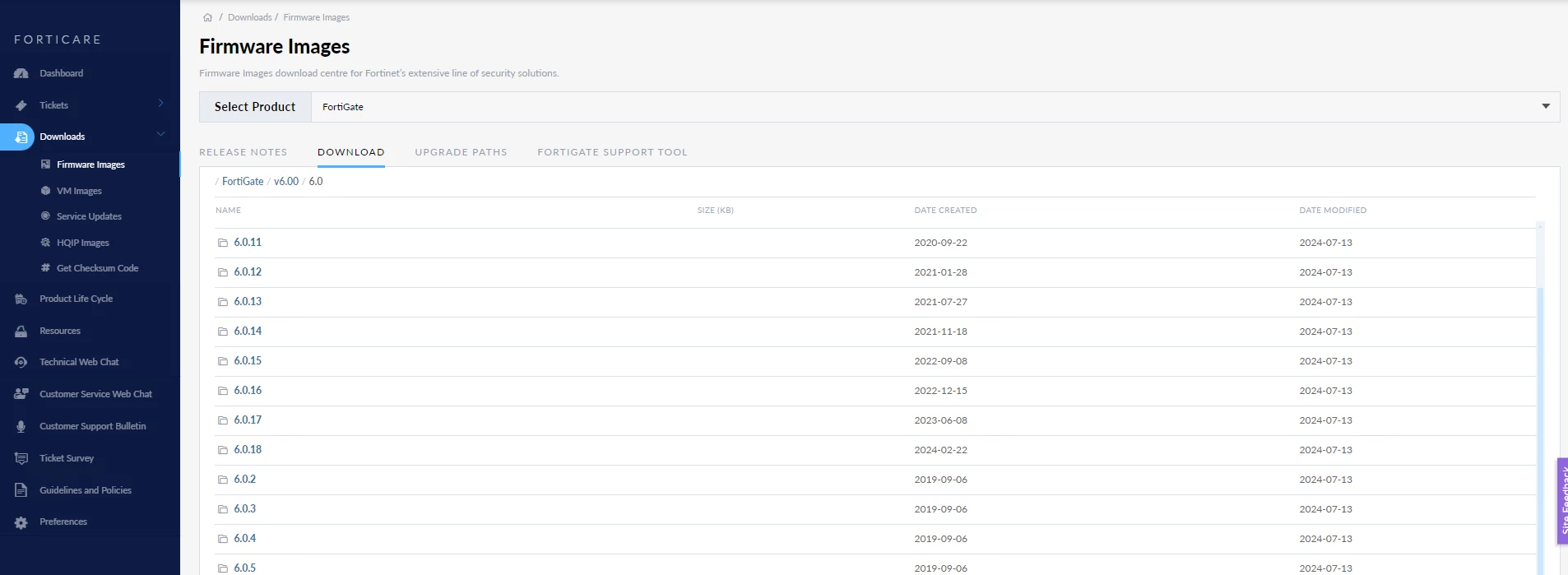 Technical Tip: How to check FortiGate's firmware version on FortiCloud ...