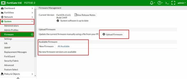 Technical Tip: How to upgrade FortiGate firmware | Community