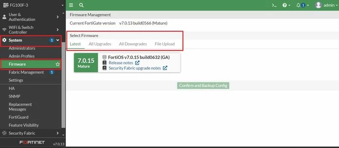 Technical Tip: How to upgrade FortiGate firmware | Community