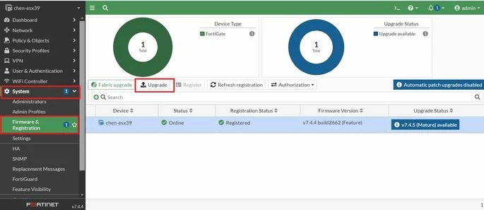 Technical Tip: How to upgrade FortiGate firmware | Community