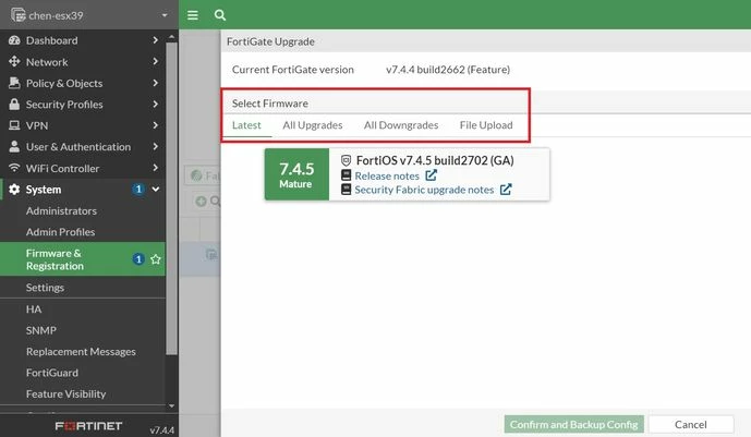 Technical Tip: How to upgrade FortiGate firmware | Community