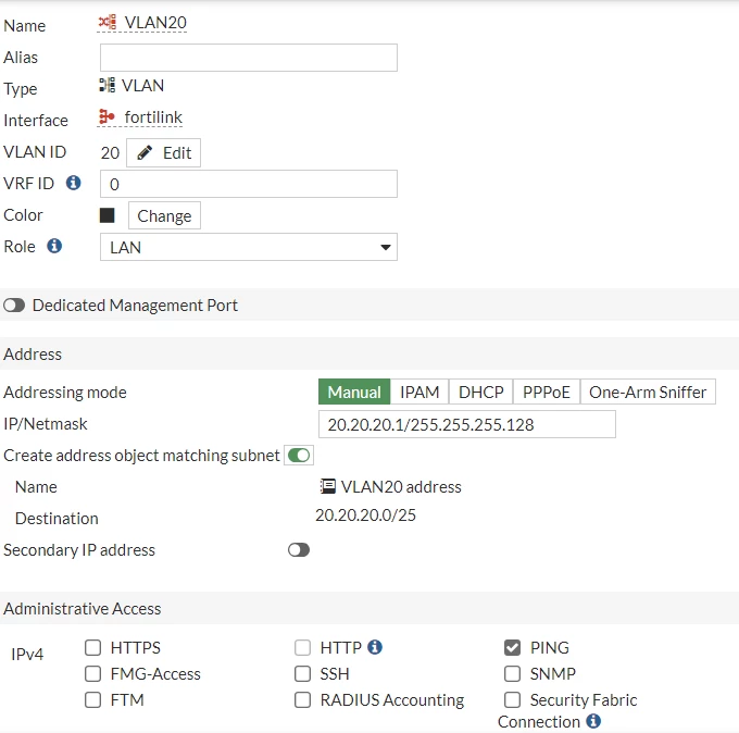 Technical Tip: Configure Inter-VLAN Routing on the FortiGate | Community