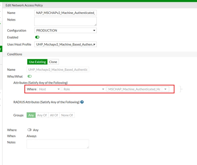 Technical Tip: How to configure FortiNAC to set host role by using ...