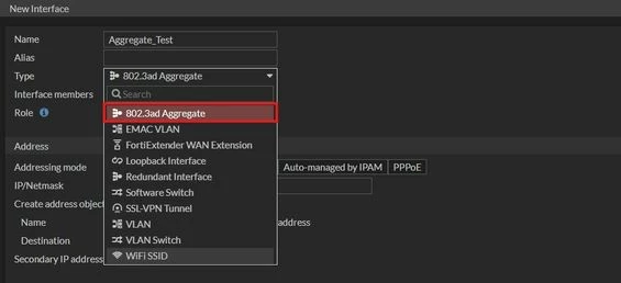 Technical Tip: How to create an aggregate interface 802.3ad using two ...