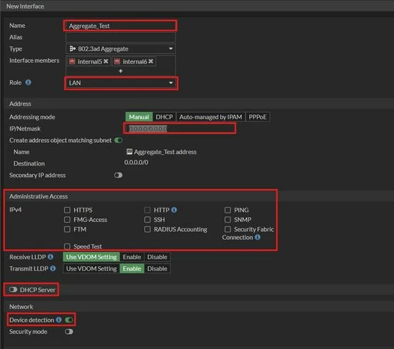 Technical Tip: How to create an aggregate interface 802.3ad using two ...