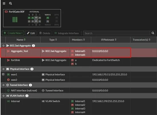Technical Tip: How to create an aggregate interface 802.3ad using two ...