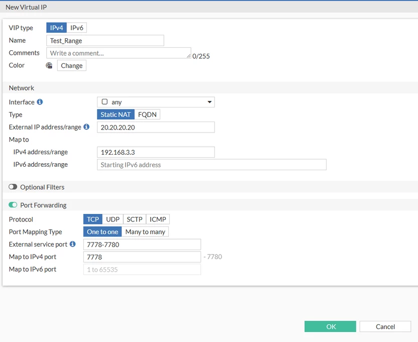Technical Tip: Configure port forwarding using FortiGate VIPs | Community