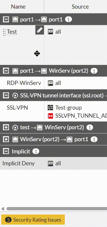 Technical Tip: Traffic is hitting the implicit deny policy, even though ...