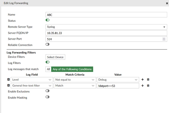 Technical Tip: How to configure and troubleshoot Log Forwarding on ...