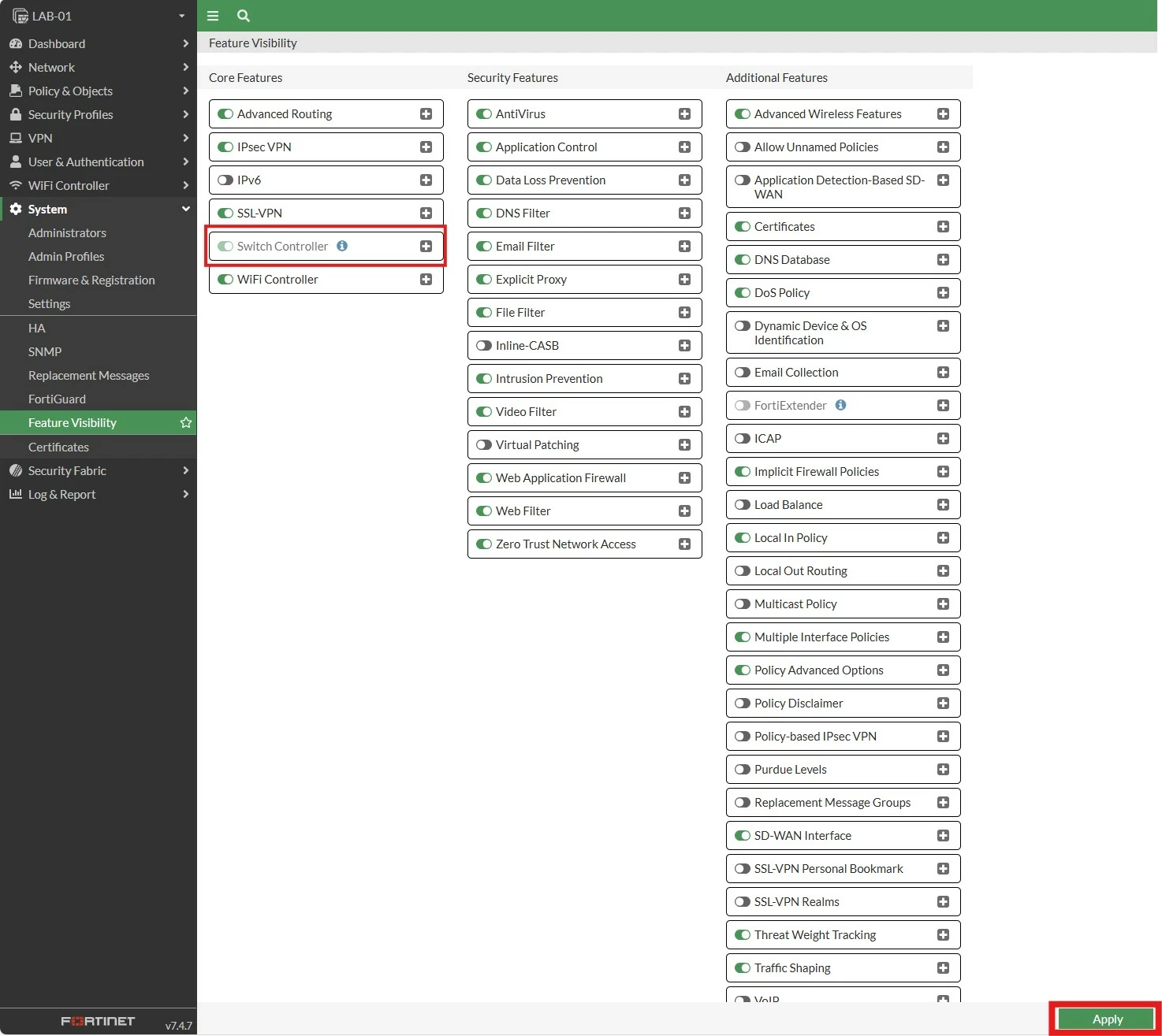 Technical Tip: How to configure the FortiLink interface on the ...