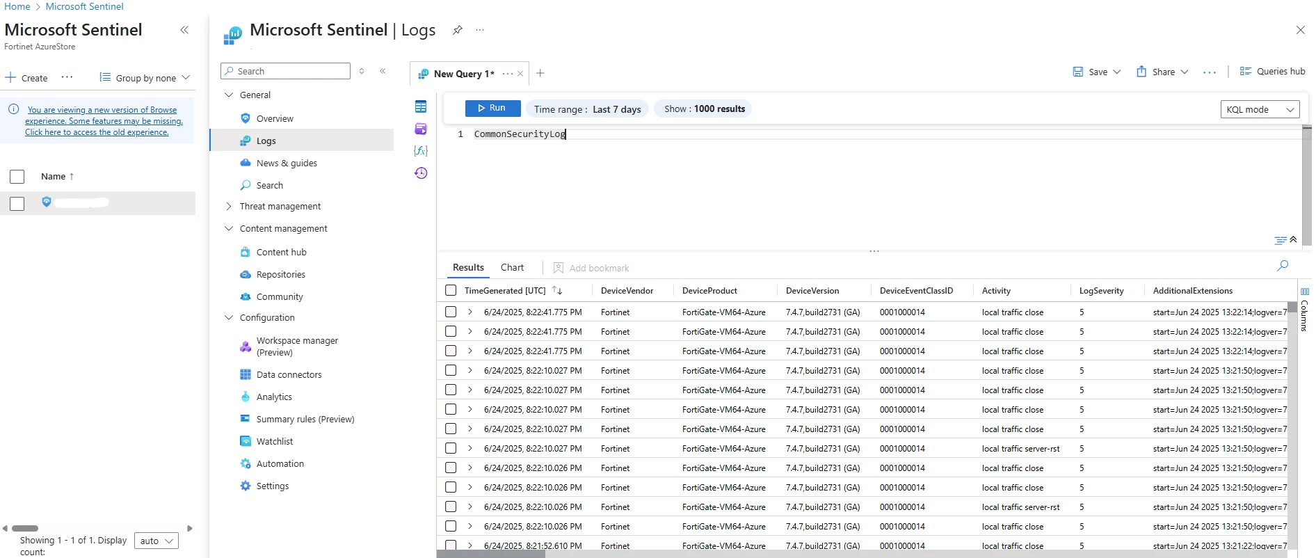 Technical Tip: How to receive CEF format logs in Microsoft Sentinel ...