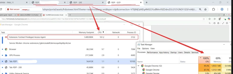 Technical Tip: High RAM usage and disconnections when using FortiPAM ...