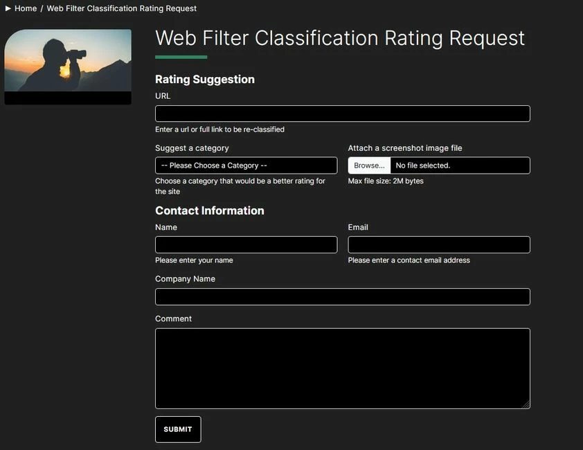 Technical Tip: How to determine the web filter category of a website or ...