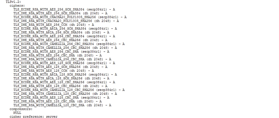 Technical Tip: How to verify if static Cipher suites are disabled ...