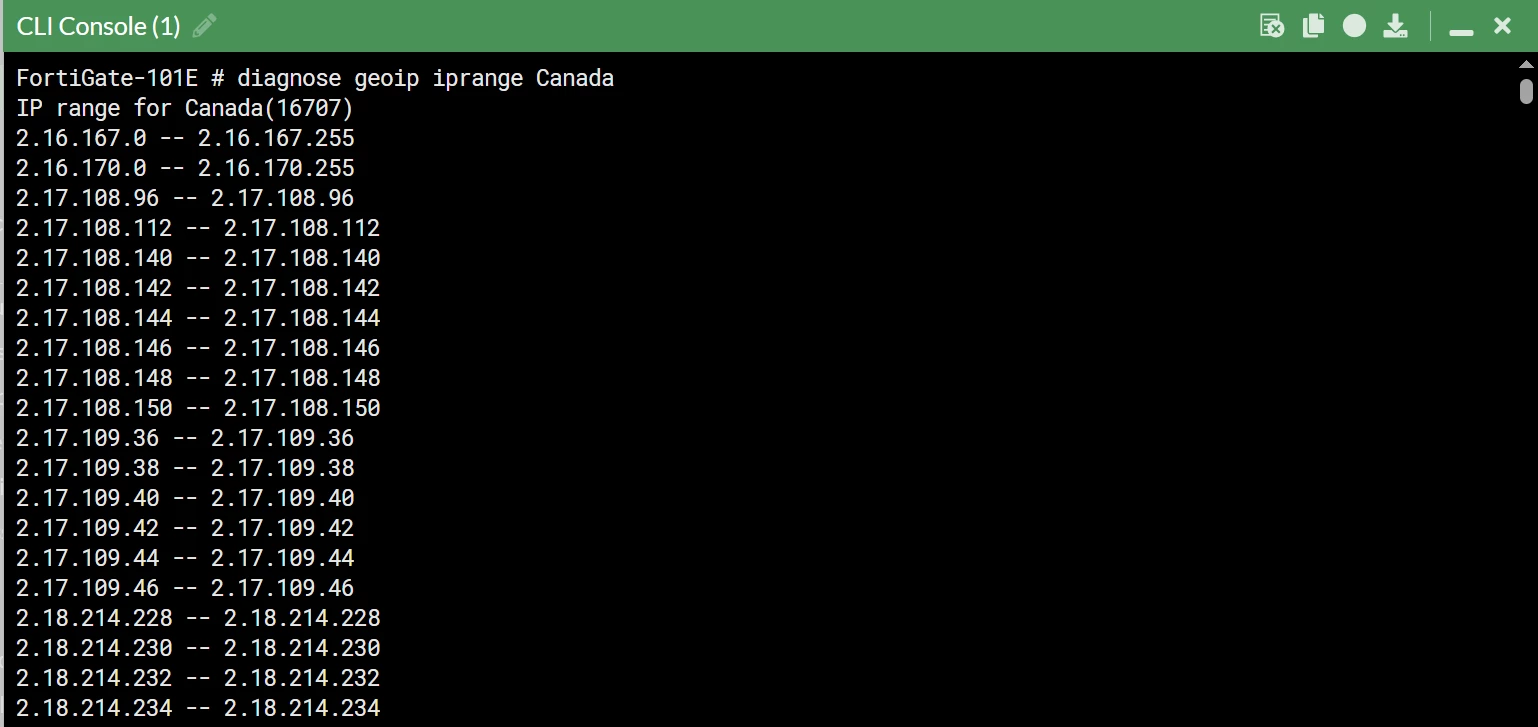 Technical Tip: Commands to verify GeoIP information and troubleshoot ...