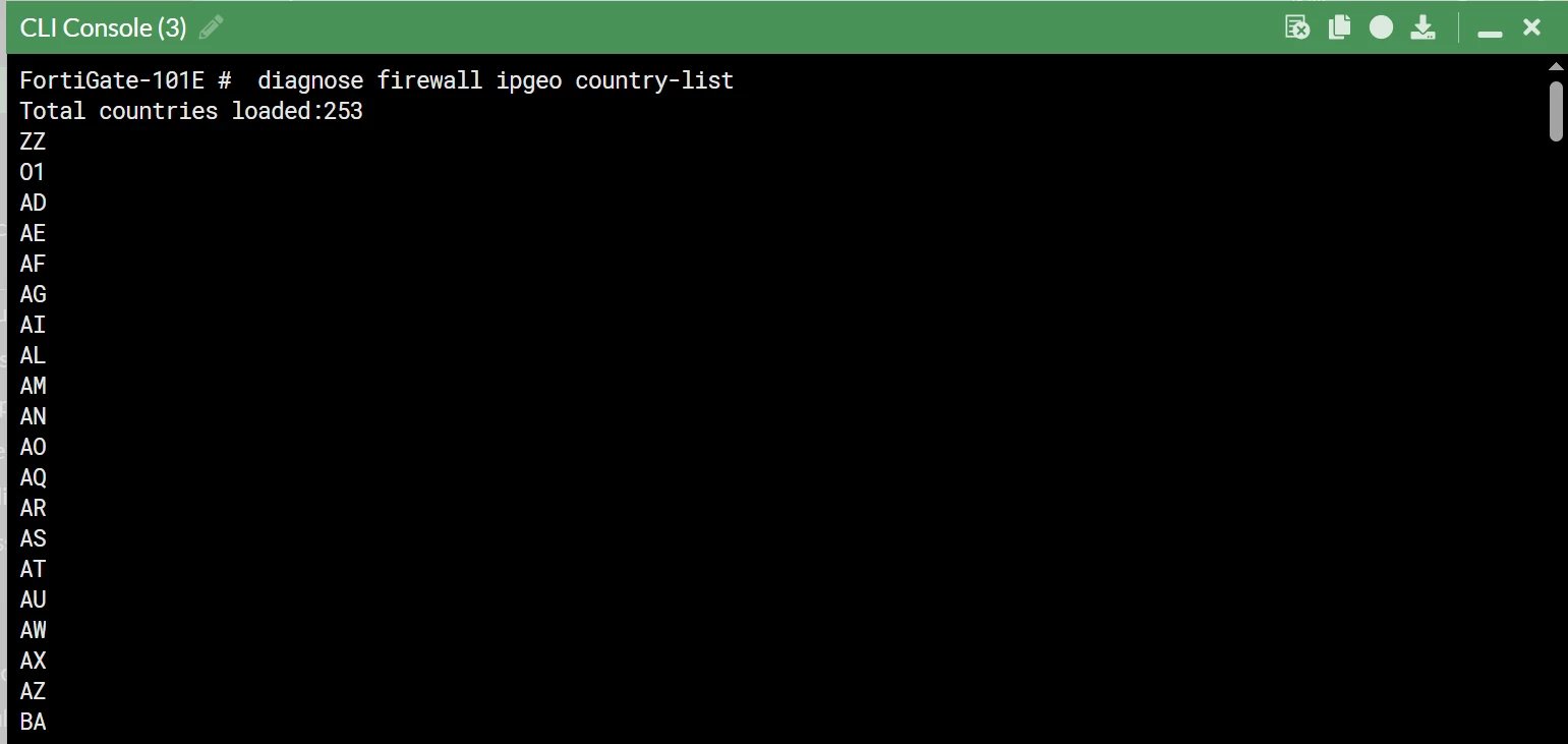 Technical Tip: Commands to verify GeoIP information and troubleshoot ...