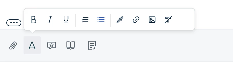 Editor Formatting Button Layout | Freshworks Community