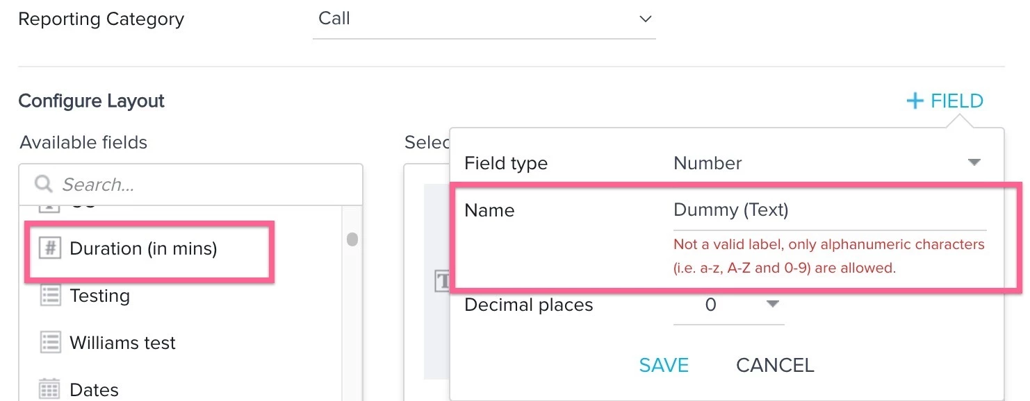 Alphanumeric characters in Activity timeline fields | Gainsight Community