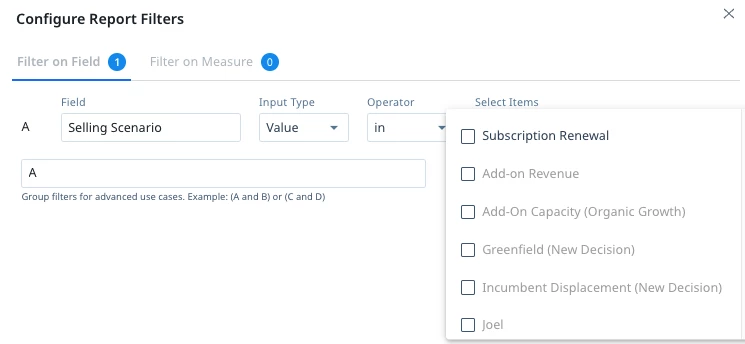 Inactive Dropdown values available in Report Builder | Gainsight Community