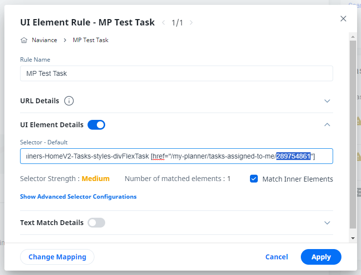 Product Mapper Ui Element Rule Wildcards Gainsight Community