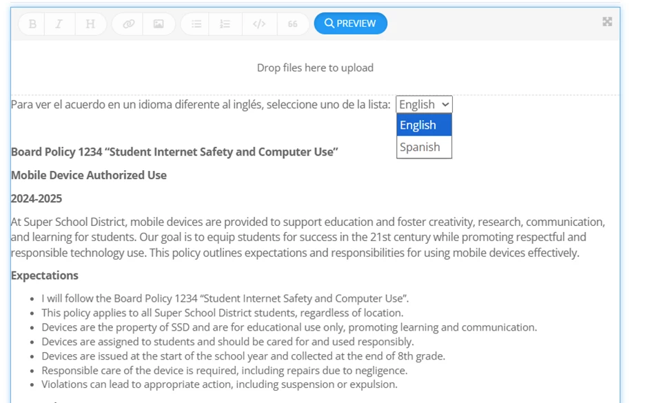 Multi-Language Policies in Policy Manager | Community