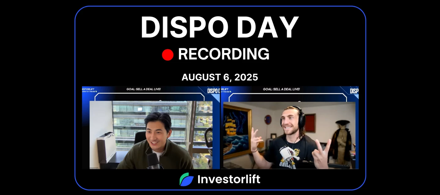 🎥 Dispo Day Recording: Live Buyer Calls, Sub2 Deal Strategies & Max ...