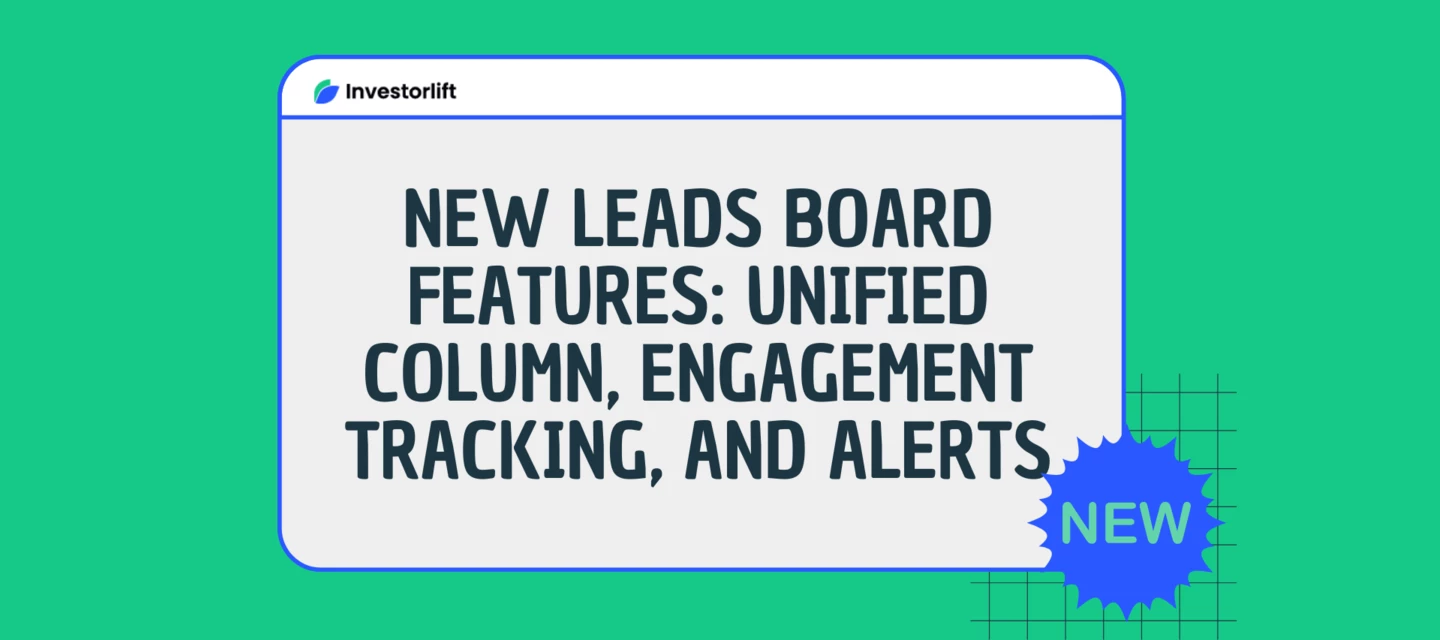 Investorlift AI Update: Unified Leads Column, Property View Metrics ...
