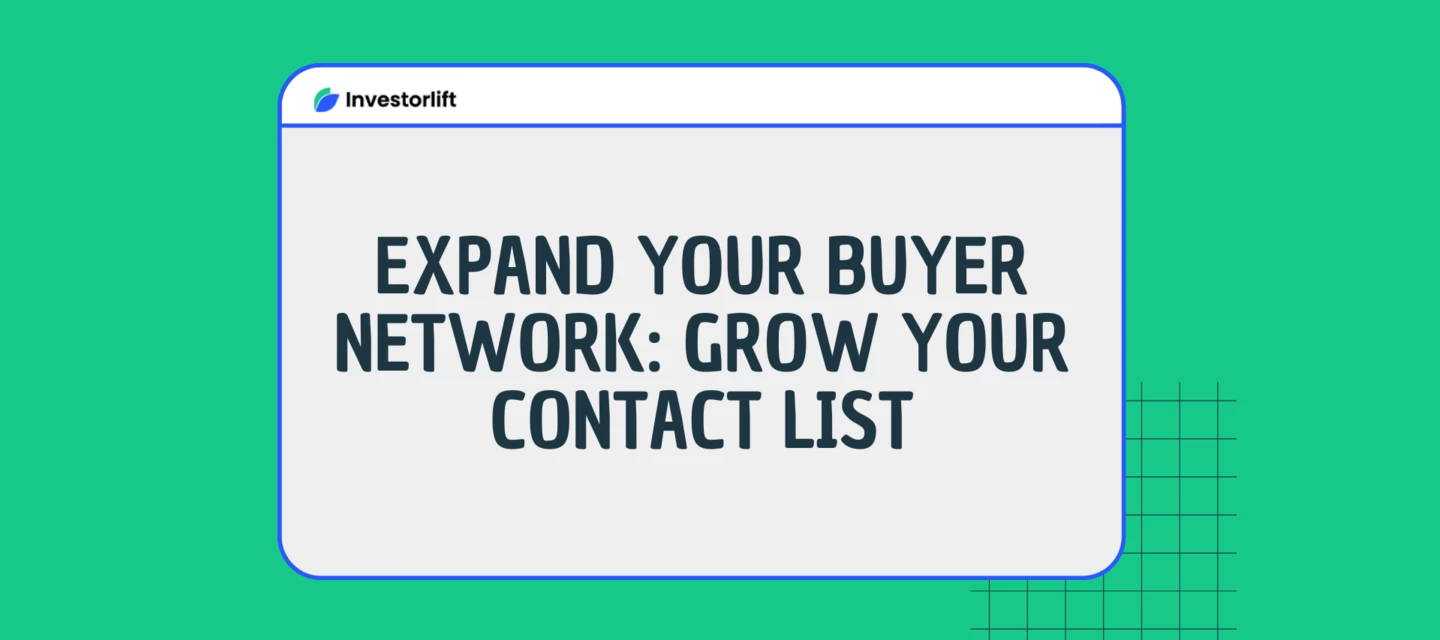 How to Grow Your Real Estate Buyer List with Investorlift | Community