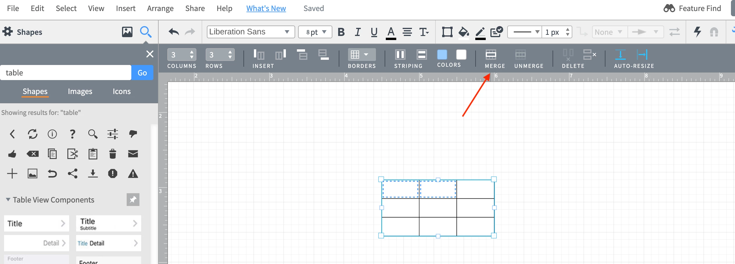 How To Split Cell In The Lucidchart Table Community