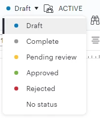 Allow document status to be inserted dynamically into a text field ...