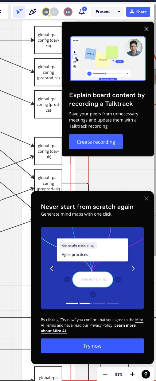Let up on the nag screens | Miro