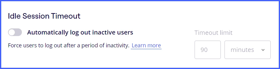 prolonging idle timeout to a day | Miro
