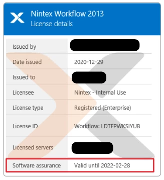 License is not valid for Nintex Workflow/Forms | Community
